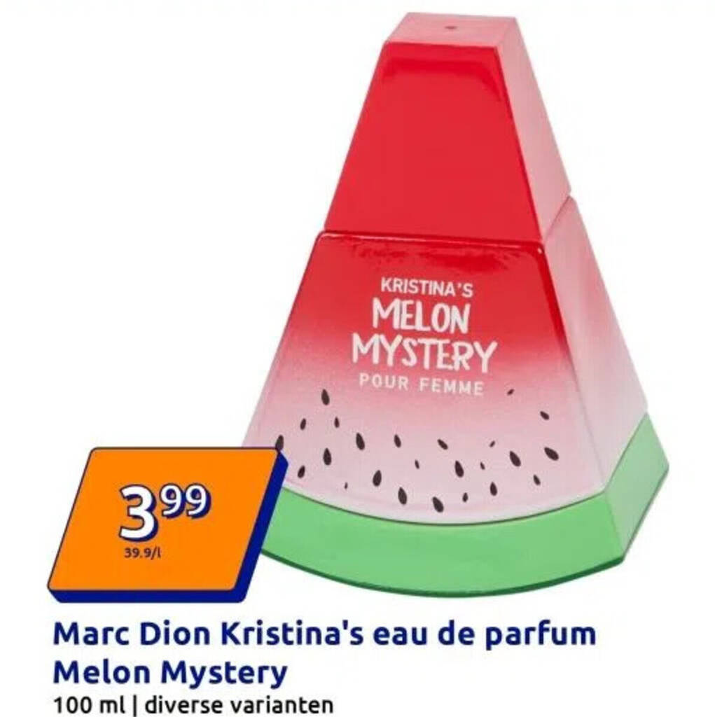 Marc Dion Kristina's eau de parfum Melon Mystery 100 ml aanbieding bij Action