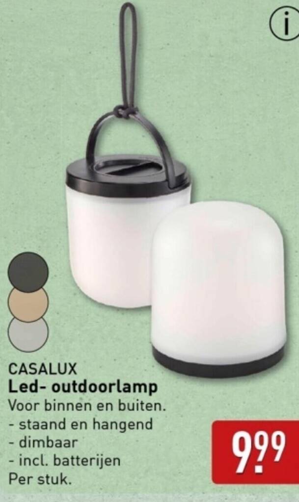 Led outdoorlamp aanbieding bij ALDI