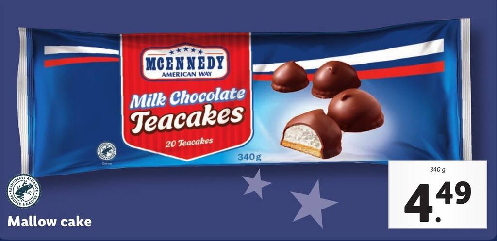 Mallow cake 340 g aanbieding bij Lidl