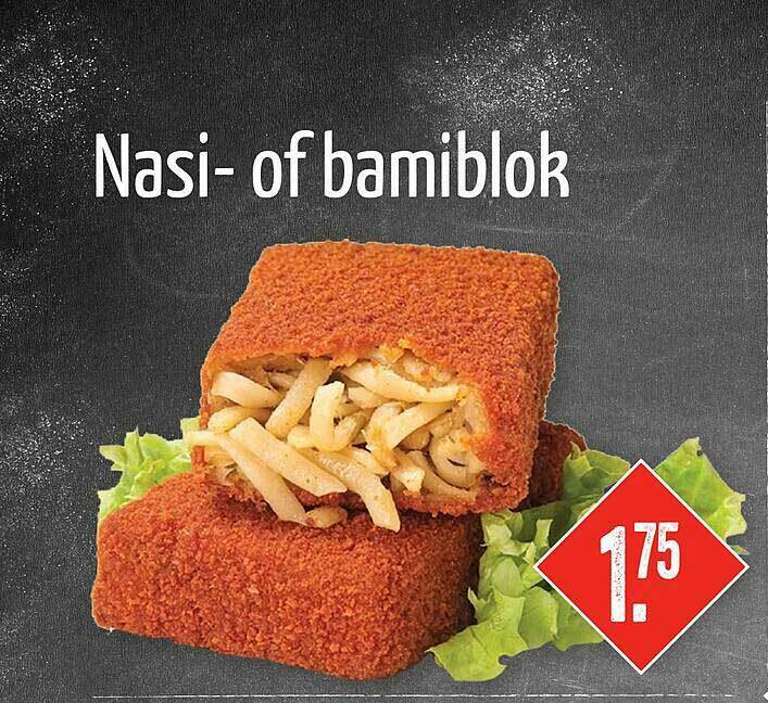 Nasi- Of Bamiblok aanbieding bij Big Snack