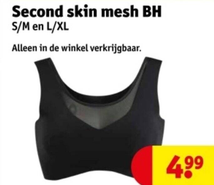 Second skin mesh BH aanbieding bij Kruidvat