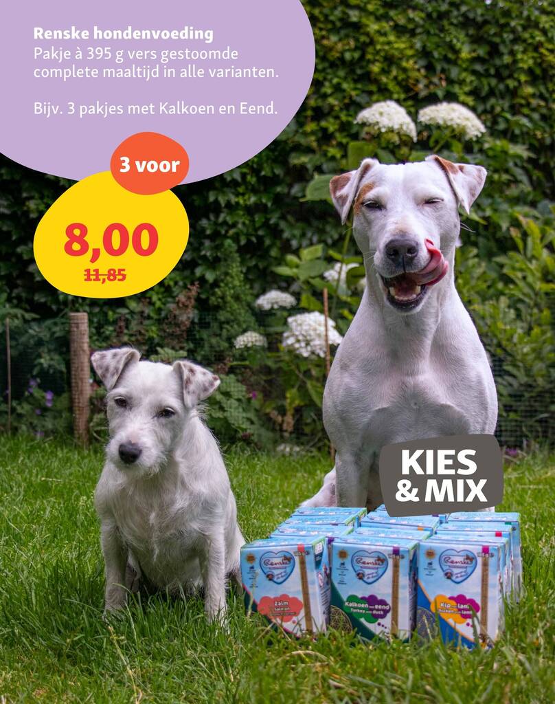 Renske hondenvoeding aanbieding bij Maxi Zoo
