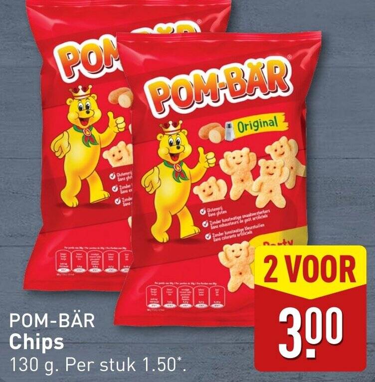 Pom bar chips aanbieding bij ALDI