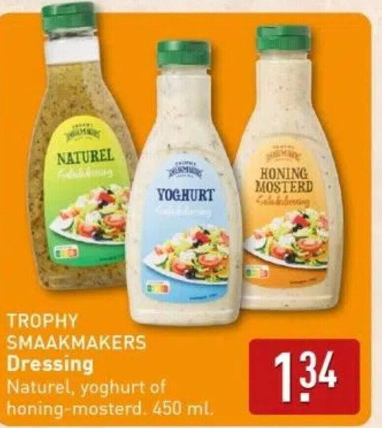 Trophy smaakmakers Dressing 450 ml aanbieding bij ALDI