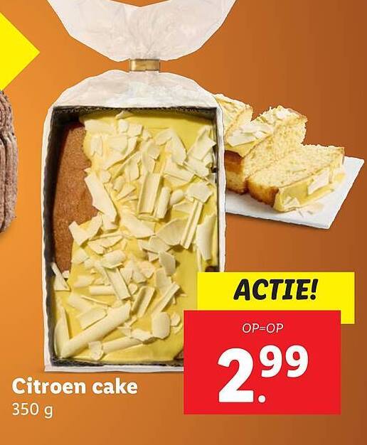 Citroen cake 350 g aanbieding bij Lidl