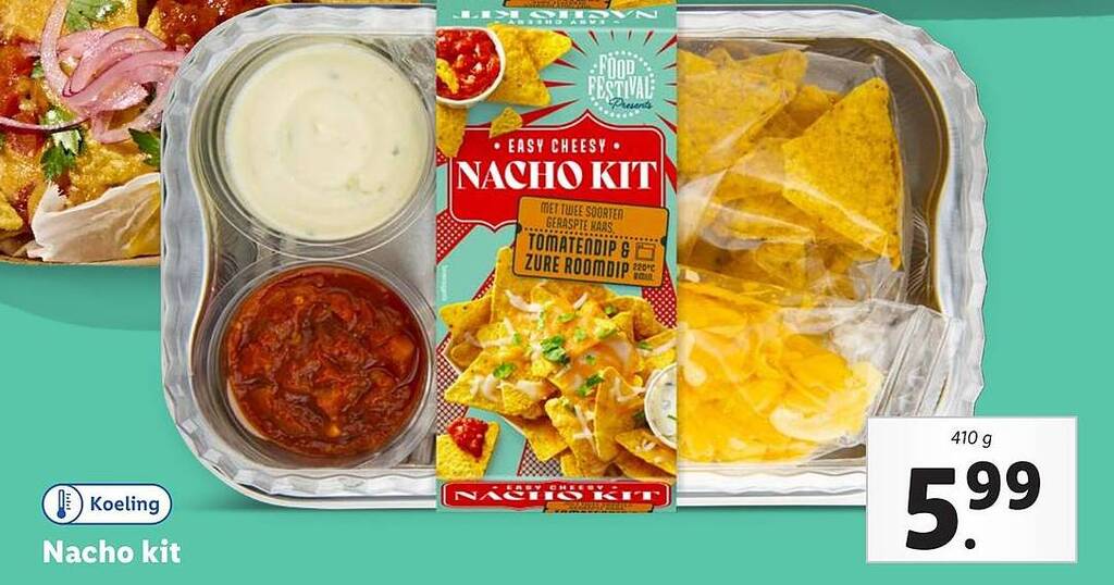 Koeling Nacho kit aanbieding bij Lidl