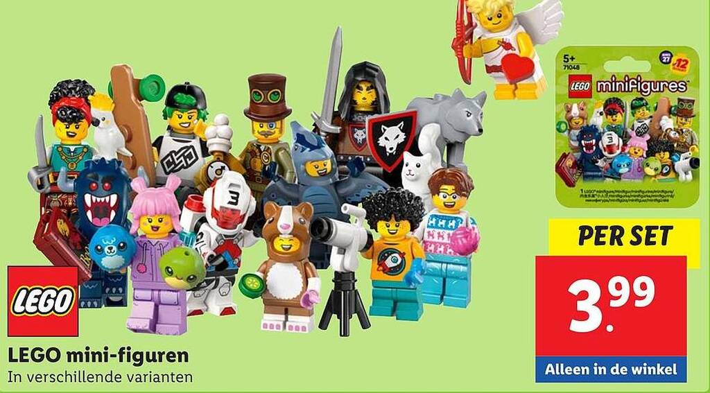 LEGO mini-figuren aanbieding bij Lidl
