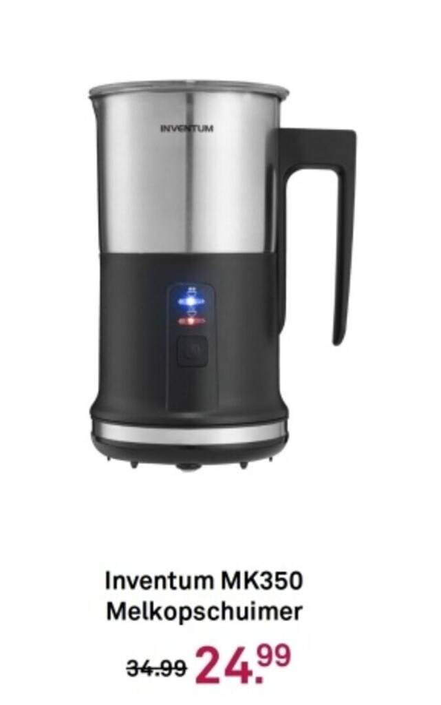 Inventum MK350 Melkopschuimer aanbieding bij Karwei