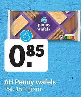 AH Penny wafels 150 g aanbieding bij Albert Heijn
