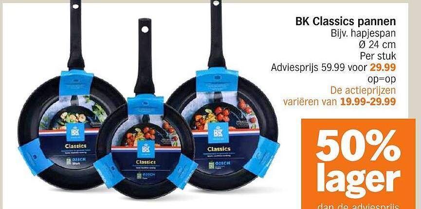 BK Classics pannen aanbieding bij Albert Heijn