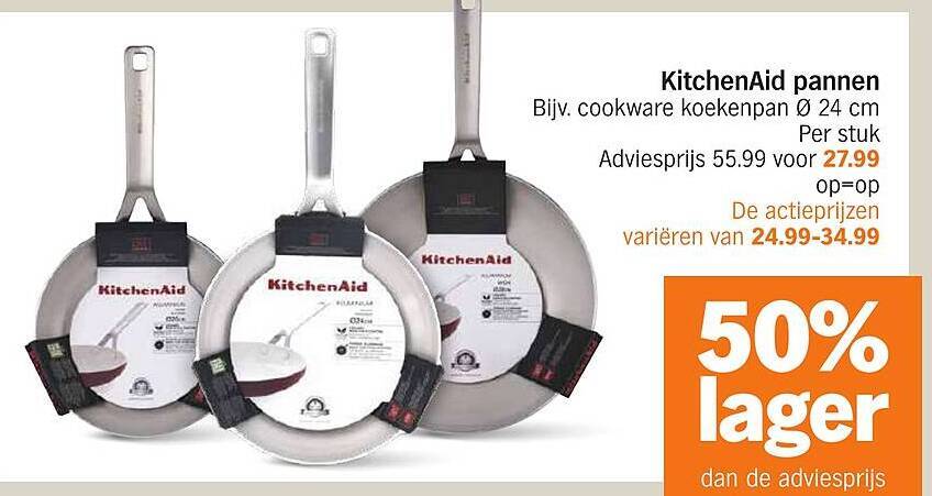 KitchenAid pannen aanbieding bij Albert Heijn