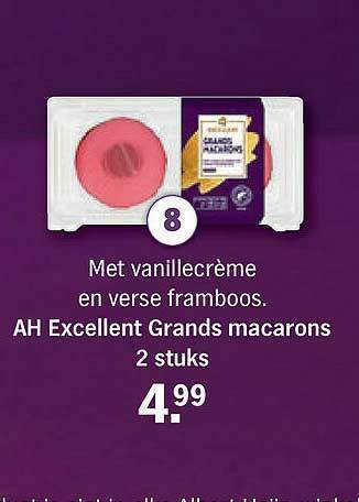 AH Excellent Grands Macarons aanbieding bij Albert Heijn