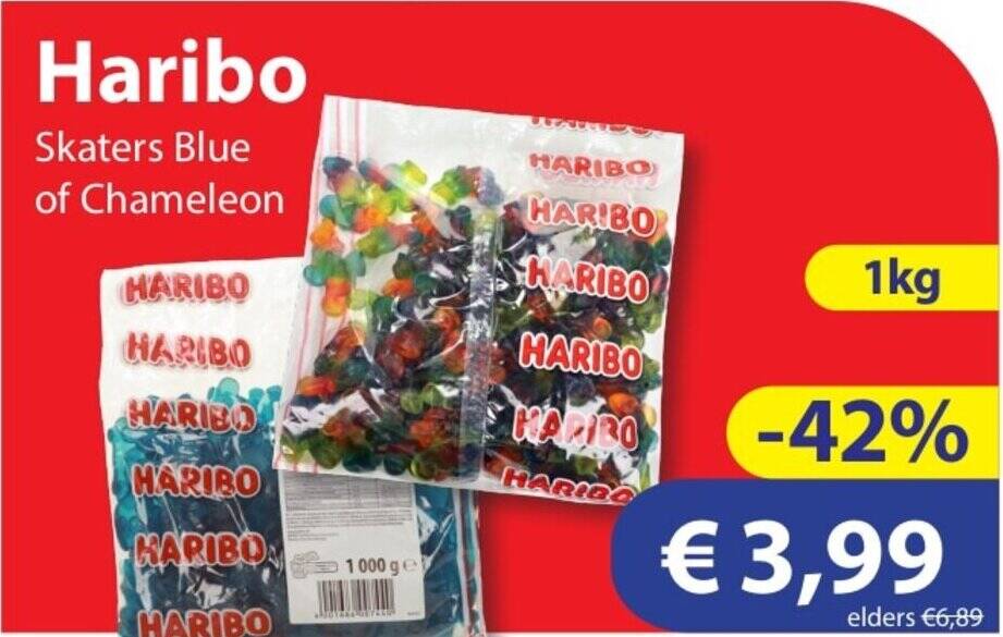 Haribo 1 kg aanbieding bij Die Grenze