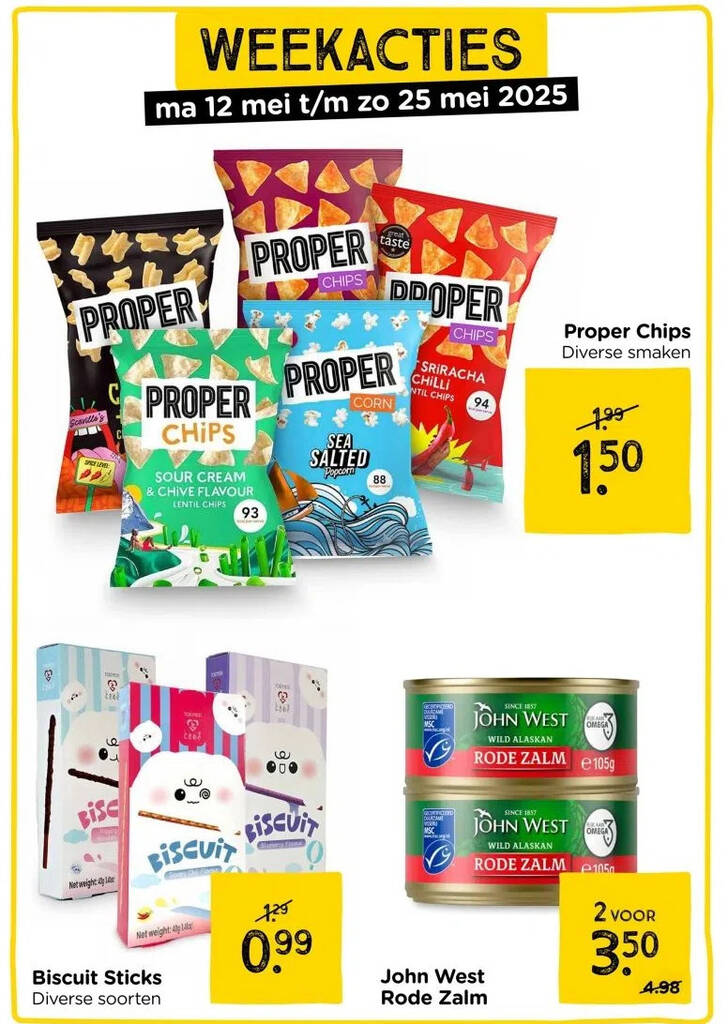 Proper Chips Diverse smaken aanbieding bij Xenos