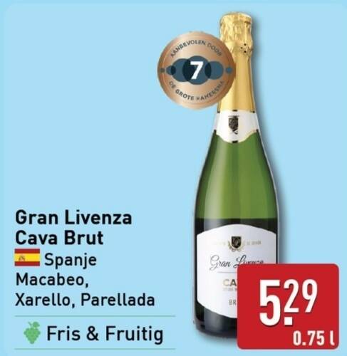 Gran livenza cava brut 0,75 l aanbieding bij ALDI