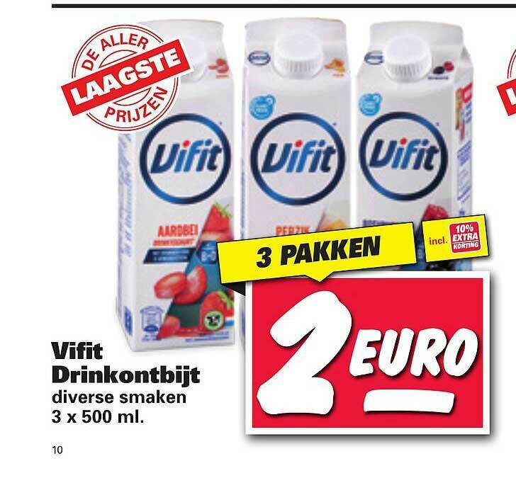 Vifit Drinkontbijt aanbieding bij Lidl