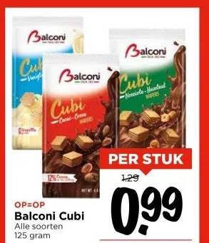 Balconi Cubi aanbieding bij Vomar Voordeelmarkt