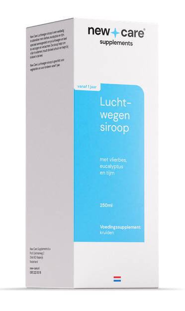 New Care Luchtwegen Siroop 250ML aanbieding bij De Online Drogist