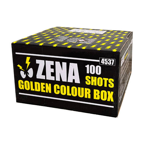 Zena Golden Colour Box 100sh (1) aanbieding bij Zena Vuurwerk