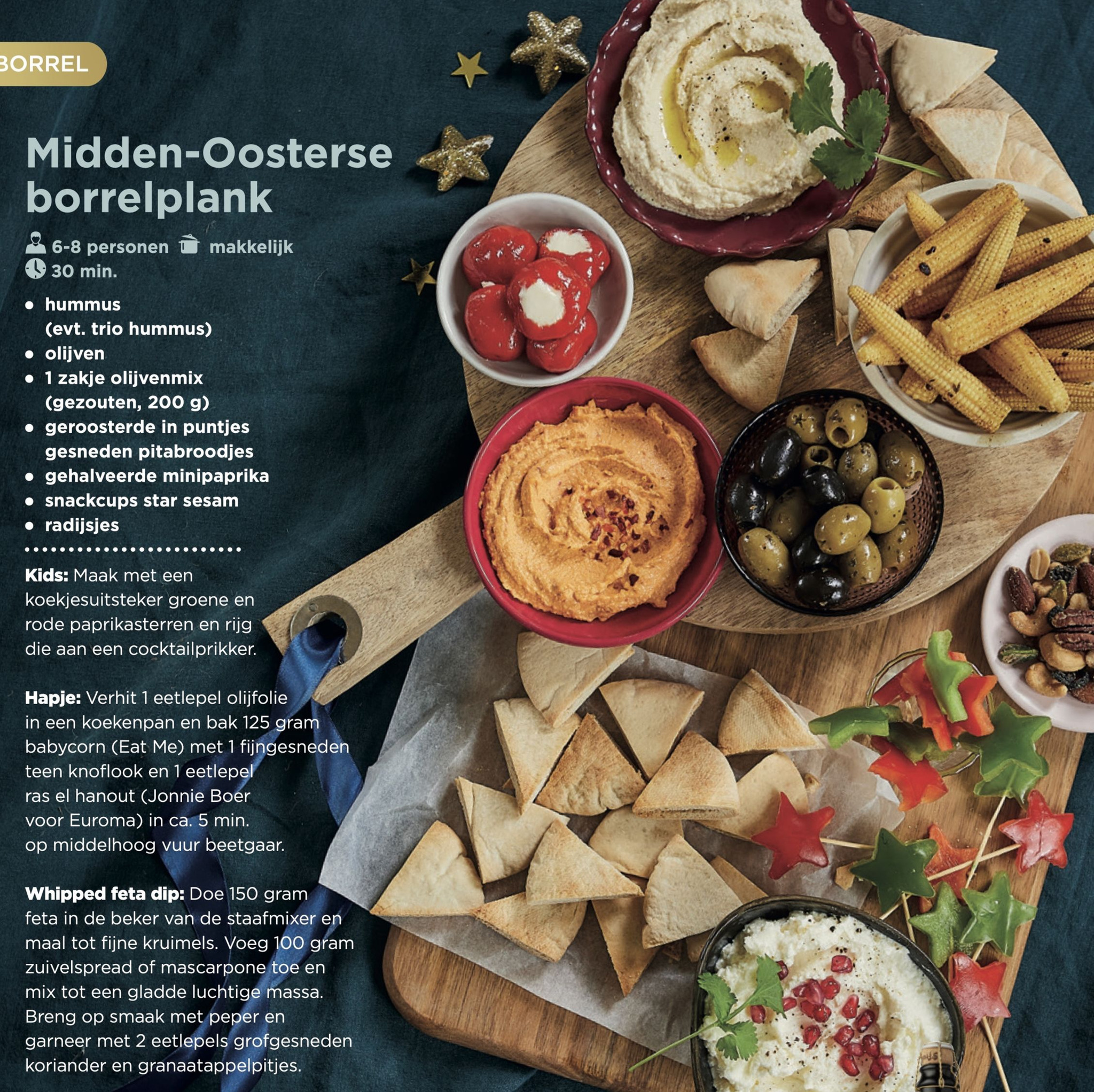 Midden-Oosterse borrelplank aanbieding bij PLUS
