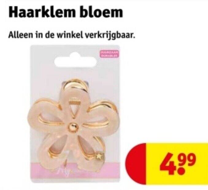 Haarklem bloem aanbieding bij Kruidvat