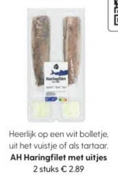 AH Haringfilet met uitjes aanbieding bij Albert Heijn