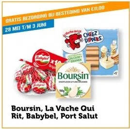 Boursin, La Vache Qui Rit, Babybel, Port Salut aanbieding bij Coop