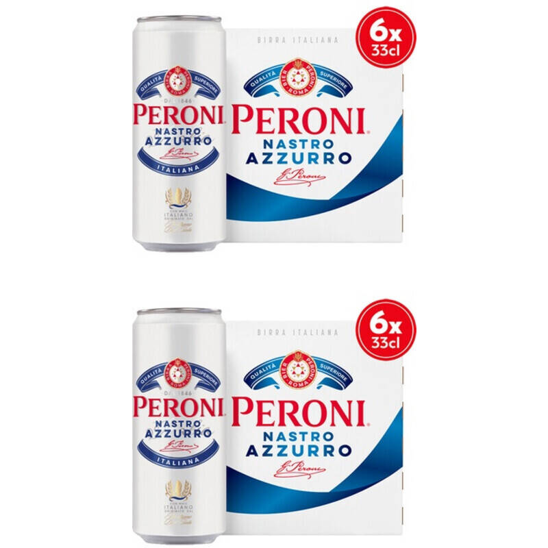 Peroni Nastro Azzurro 12-pack aanbieding bij Albert Heijn