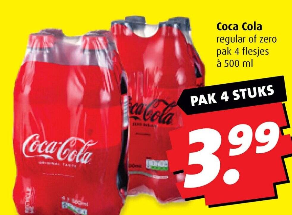 Coca Cola aanbiedingen | Vind de goedkoopste Coca Cola aanbieding!