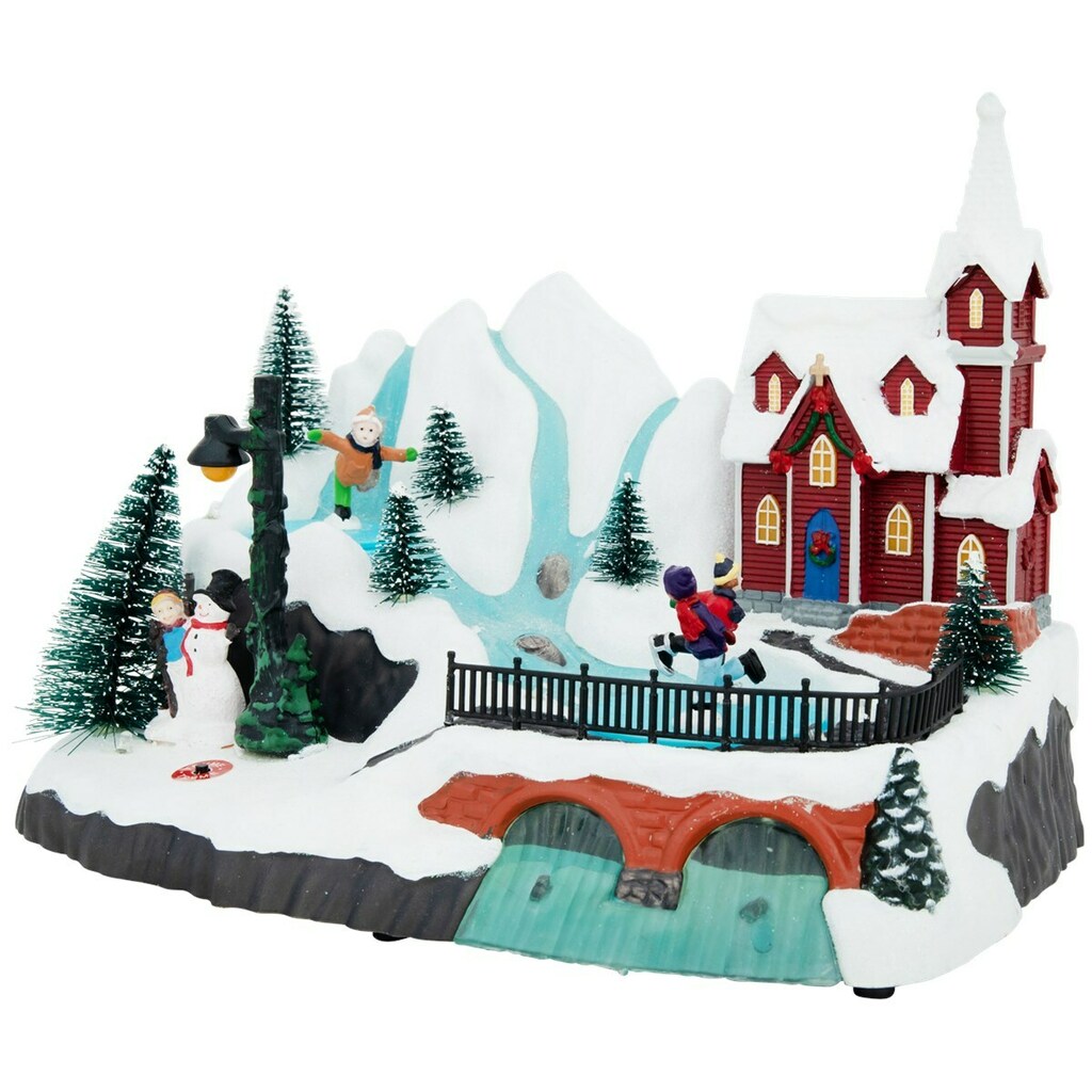 Magic Village winters kersttafereel aanbieding bij Action