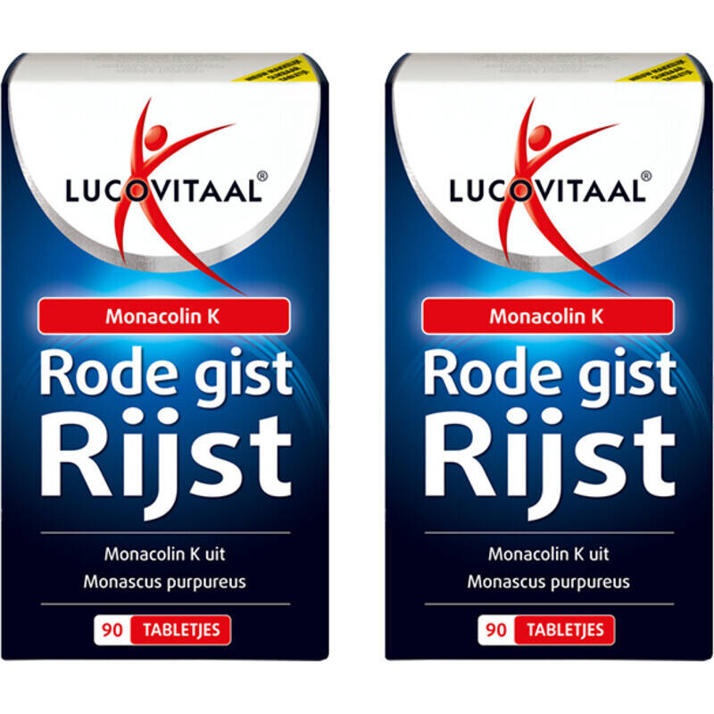 Lucovitaal Rode gist rijst 3mg 2-pack aanbieding bij Albert Heijn