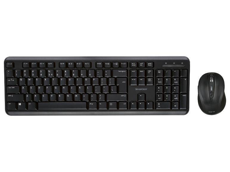 SILVERCREST Draadloos QWERTY toetsenbord en muis aanbieding bij Lidl