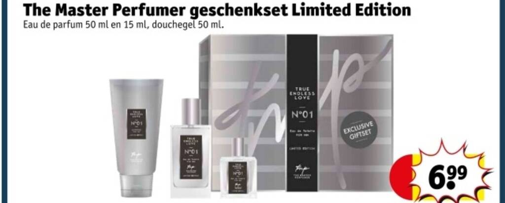 The Master Perfumer geschenkset Limited Edition aanbieding bij Kruidvat