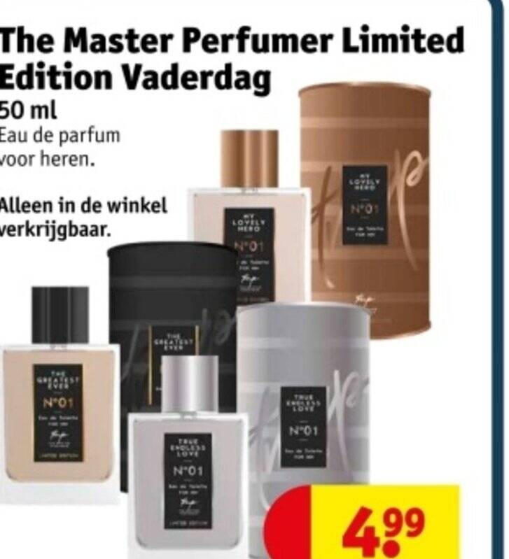 The Master Perfumer Limited Edition Vaderdag 50 ml aanbieding bij Kruidvat