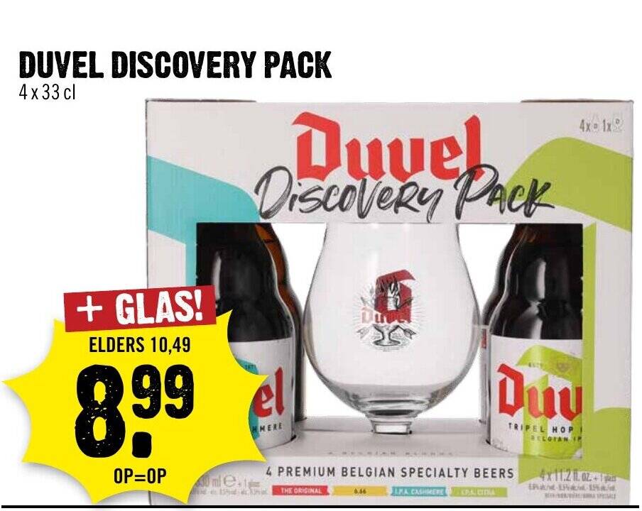Duvel discovery pack aanbieding bij Dirck 3
