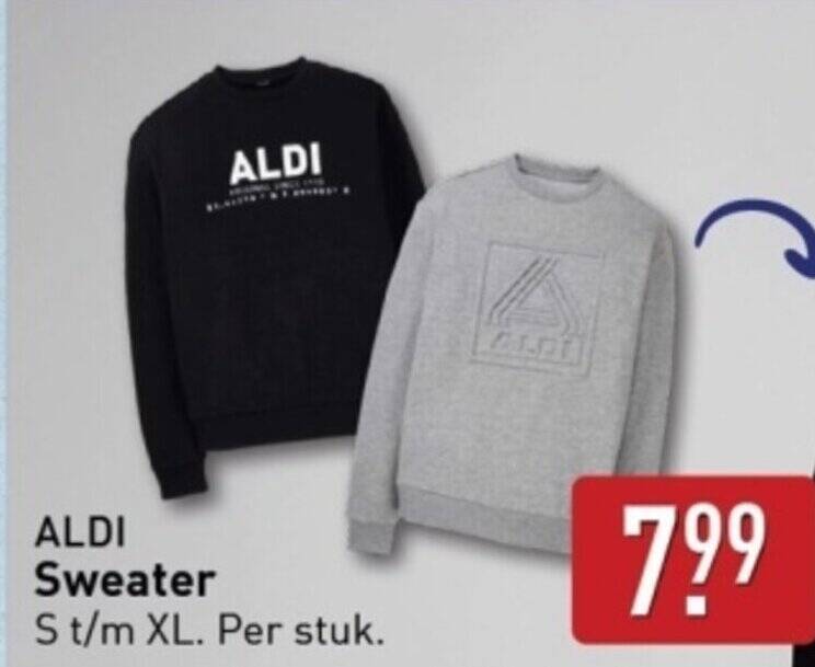 Sweater aanbieding bij ALDI