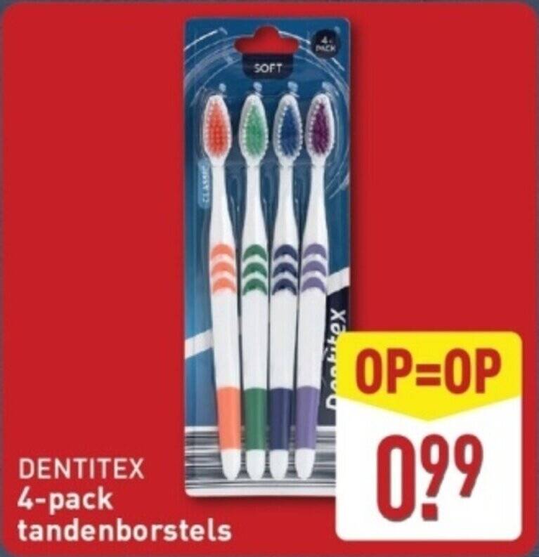 Dentitex tandenborstels aanbieding bij ALDI