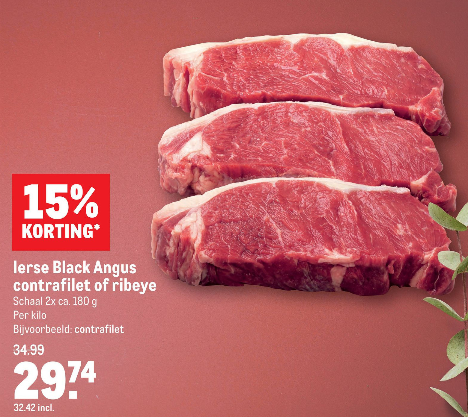 léřšé Black Angus contrafilet of ribeye aanbieding bij Makro