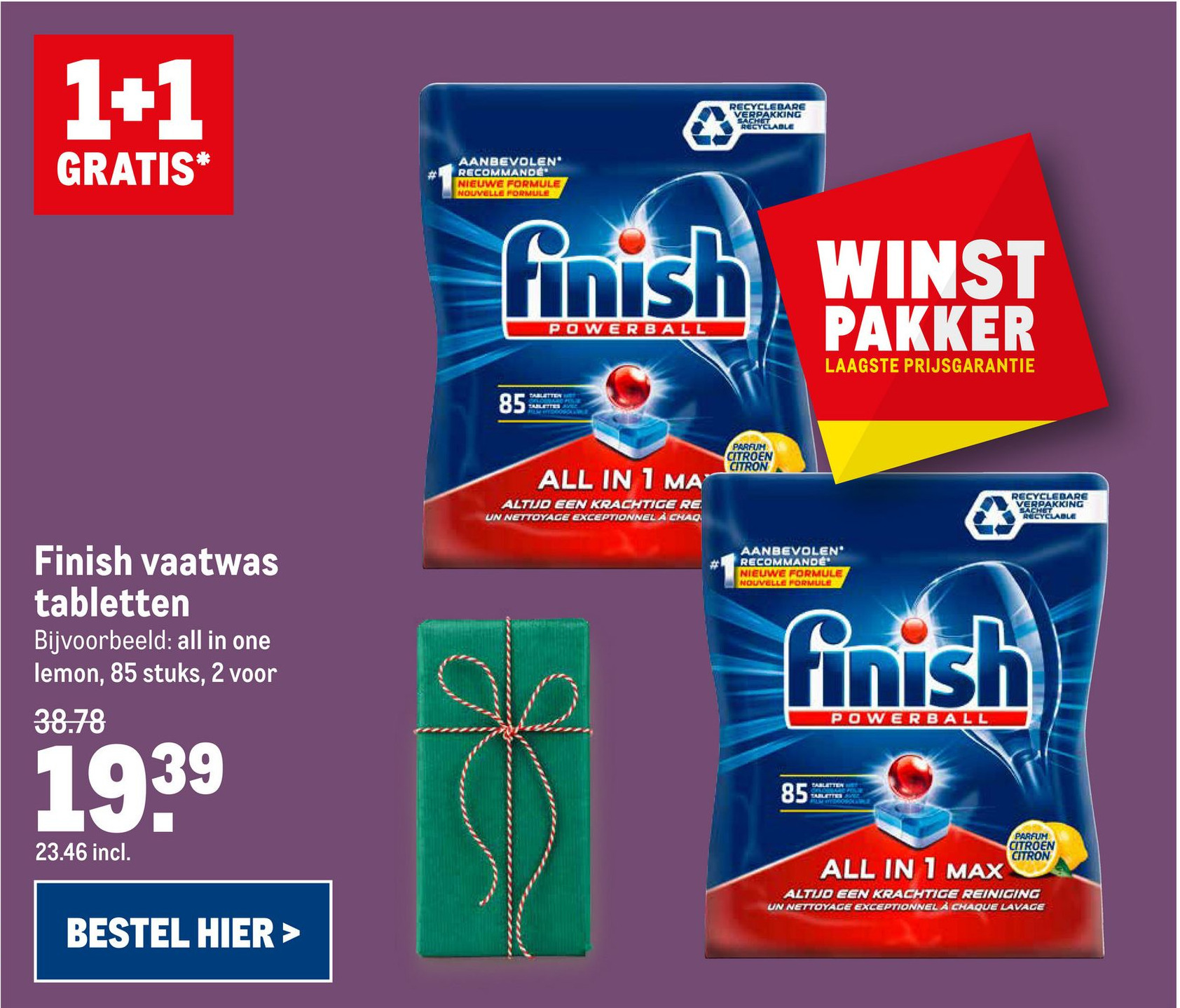Finish vaatwas tabletten aanbieding bij Makro