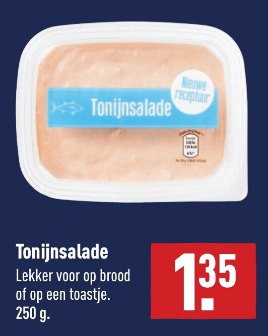 Tonijnsalade 250g aanbieding bij ALDI