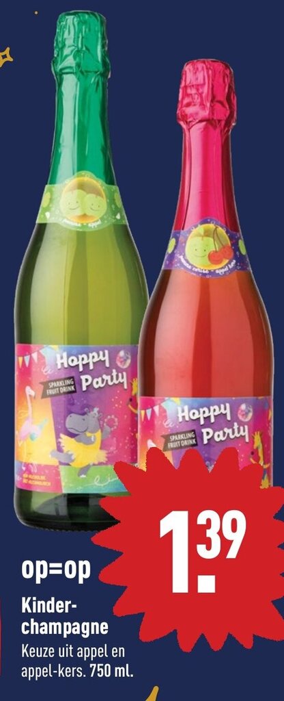 Kinder Champagne 750ml aanbieding bij ALDI