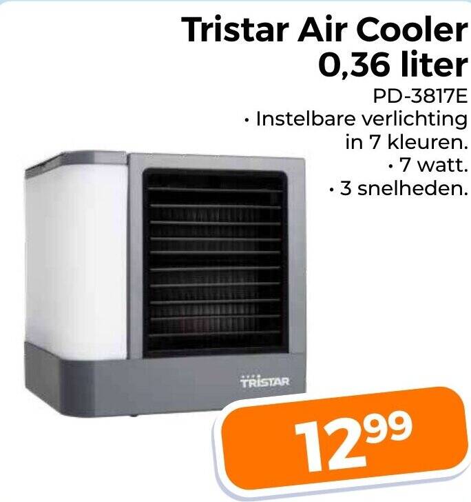 Tristar Air Cooler 0.36 l aanbieding bij Trekpleister