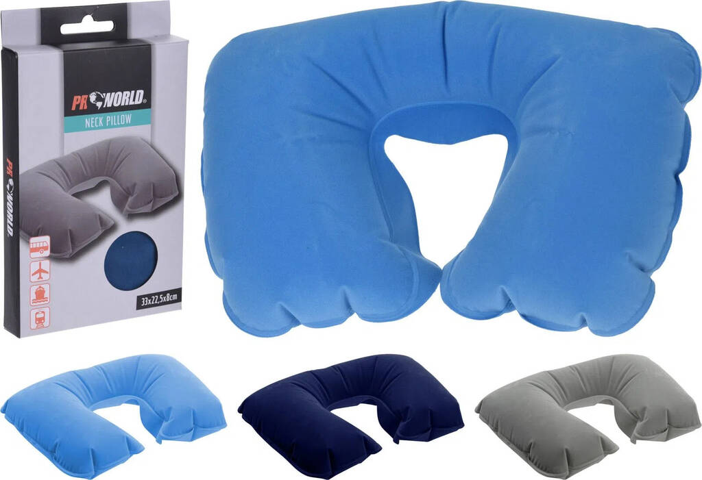 Nekkussen Opblaasbaar 3 assorti kleur aanbieding bij Marskramer