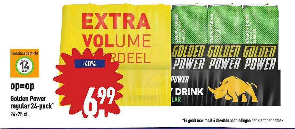 Golden Power Regular 24-Pack aanbieding bij ALDI
