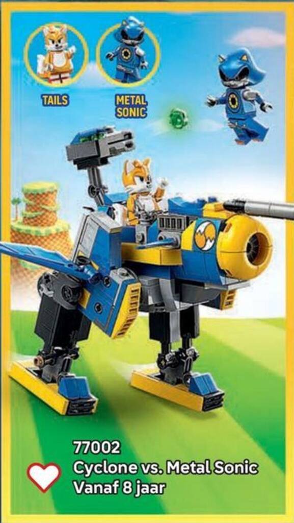 77002 Cyclone vs. Metal Sonic aanbieding bij LEGO
