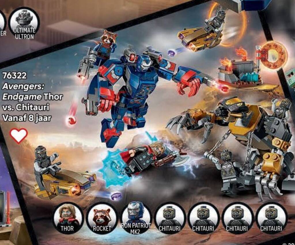 76322 Avengers: Endgame Thor vs. Chitauri aanbieding bij LEGO