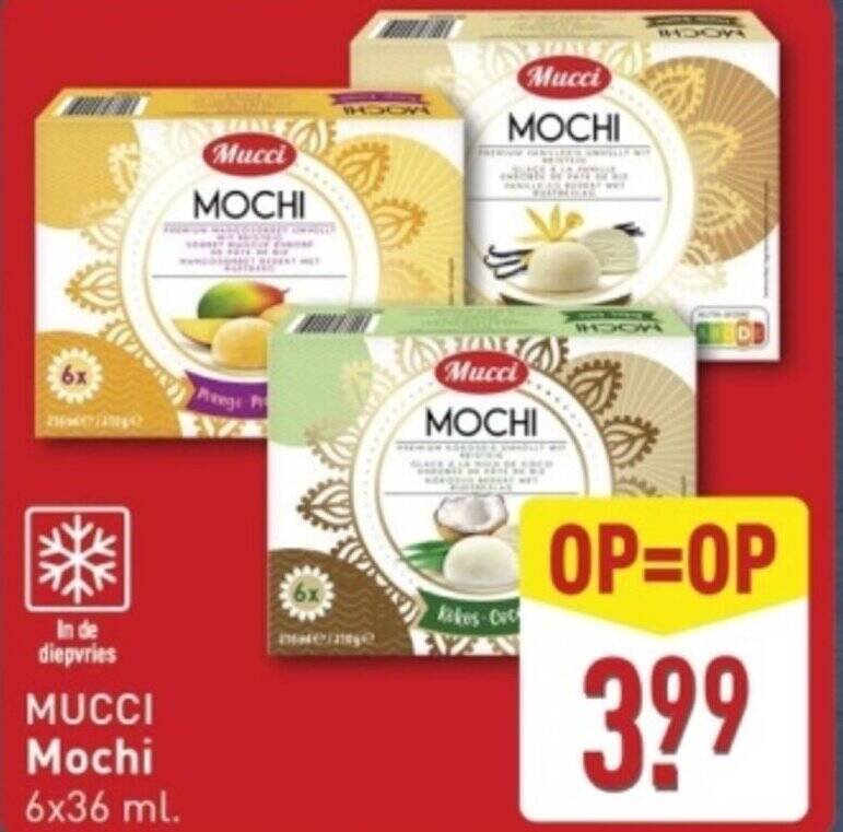 Mucci Mochi 6x36 ml aanbieding bij ALDI