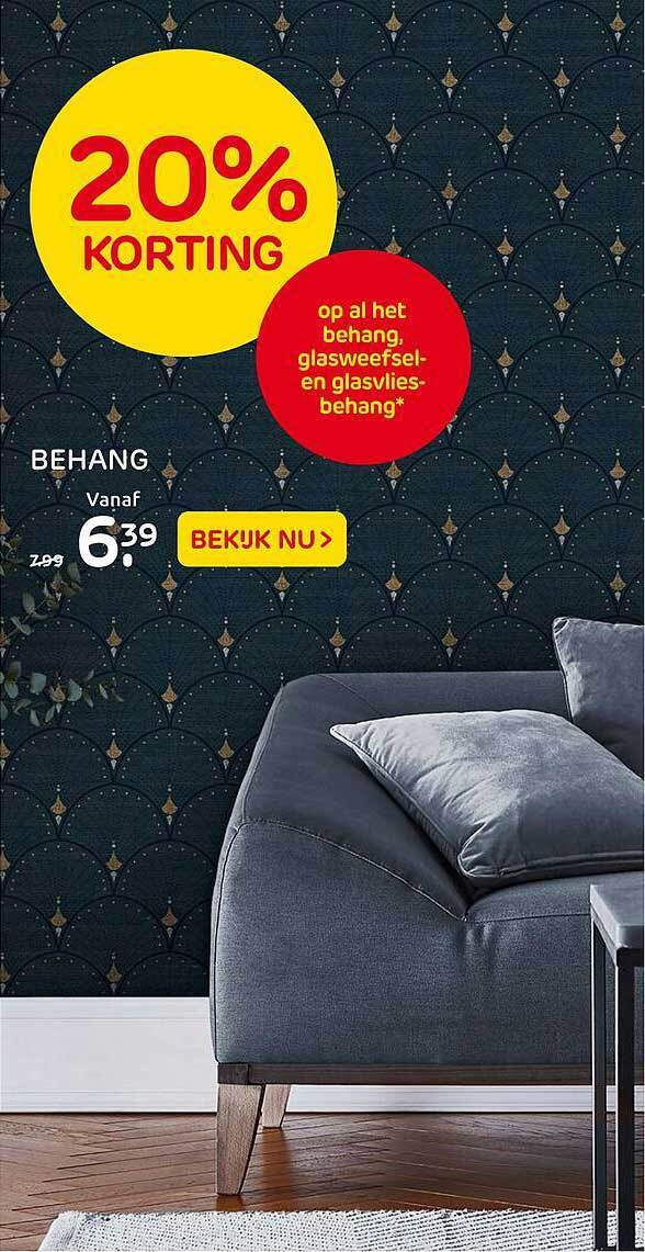 Behang 20% Korting aanbieding bij Praxis