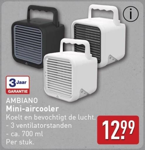 Ambiano Mini aircooler 700 ml aanbieding bij ALDI