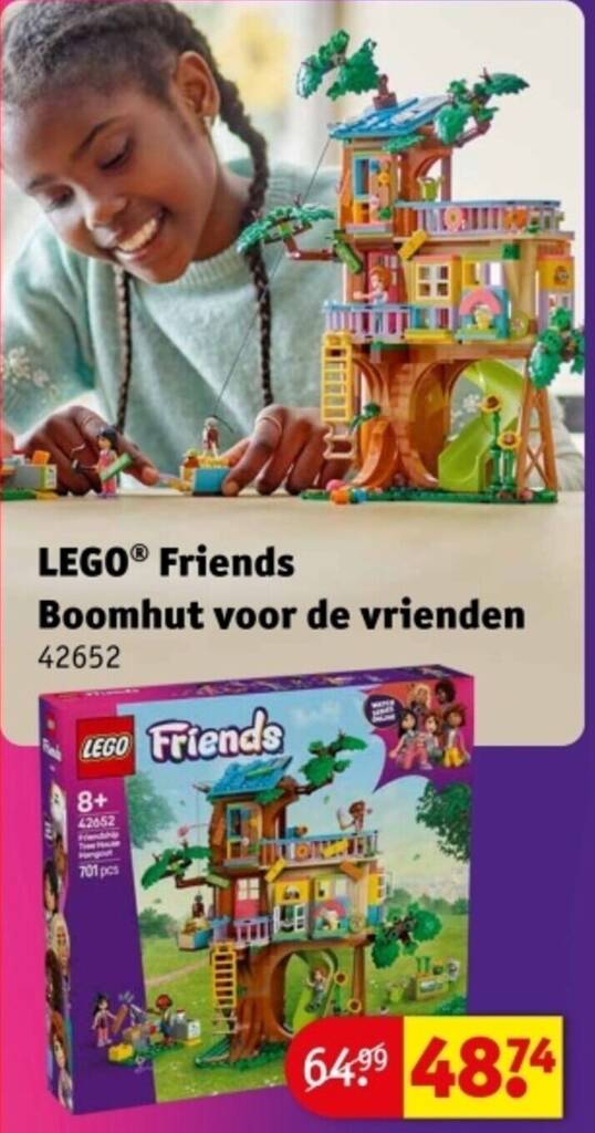 LEGO Friends Boomhut voor de vrienden aanbieding bij Kruidvat